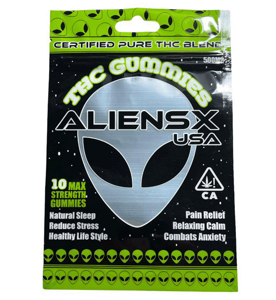 Alies x Gummies 500mg THC Flavors - reupdeliver.com